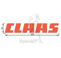 Autocollant logo CLAAS - 250x44mm