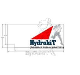 Autocollant HYDROKIT Fond Transparent - 150x105mm utile