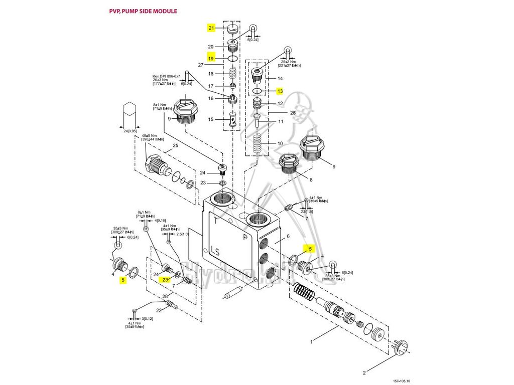 157B5999 - Danfoss PVP seal kit PVG32