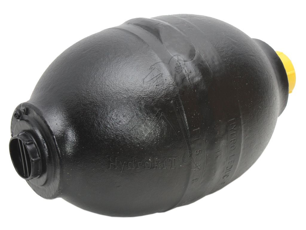 Hydraulic bladder accumulator 0.7 litre inflated to 15 bar