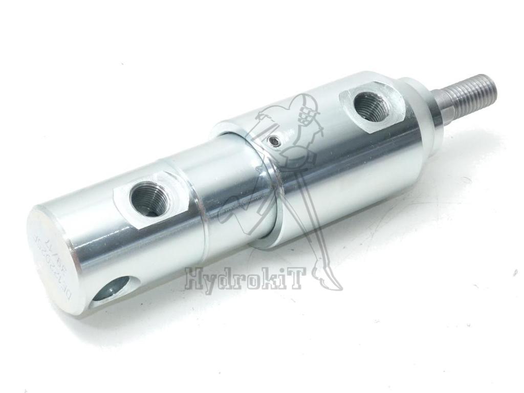 Micro vérin hydraulique double effet 12x20 course 25 mm