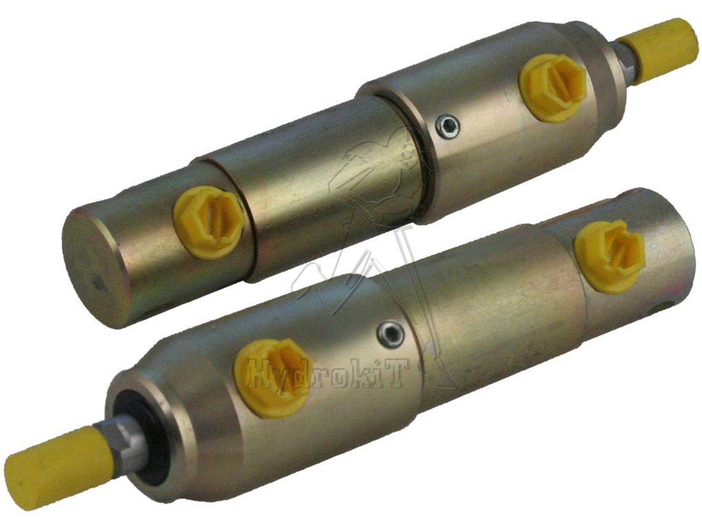 Micro vérin hydraulique double effet 16x25 course 50 mm