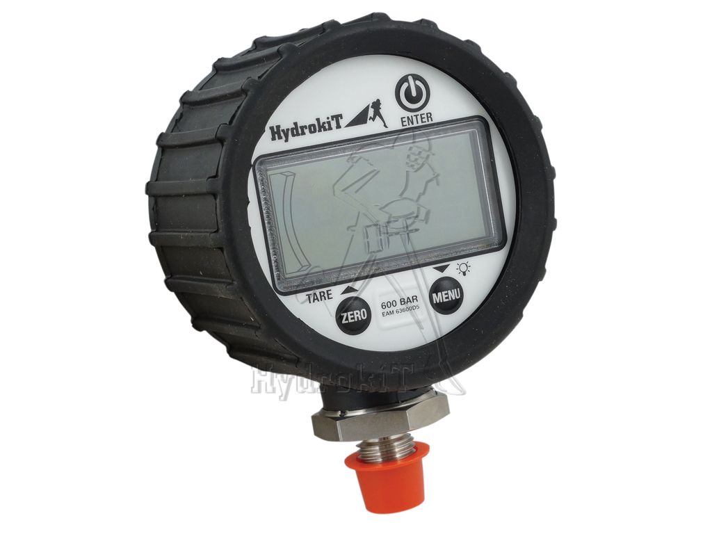 Manomètre numérique 0-600 bar hydraulique et pneumatique