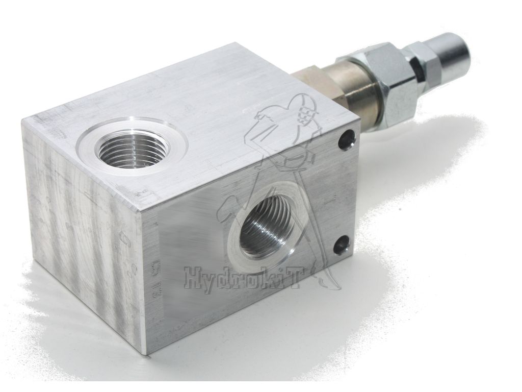 Limiteur de pression hydraulique simple 1/2 - 10 à 150 bar