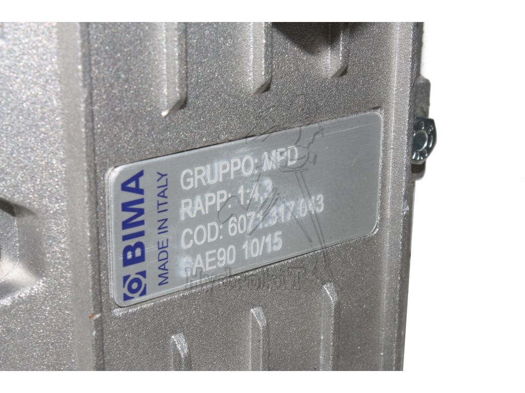 Multiplier gearbox BIMA 6071.317.043 - 21931.01