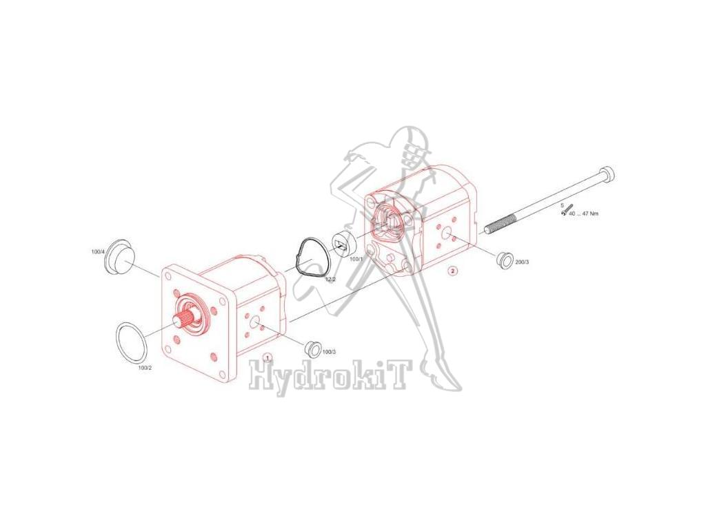 Pompe CNH 87593047 Bosch 0517765010