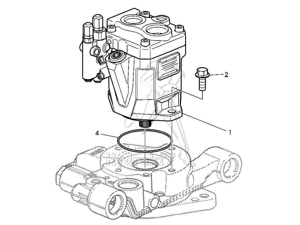 Pompe à Piston John Deere A10VO28DFR1/52R