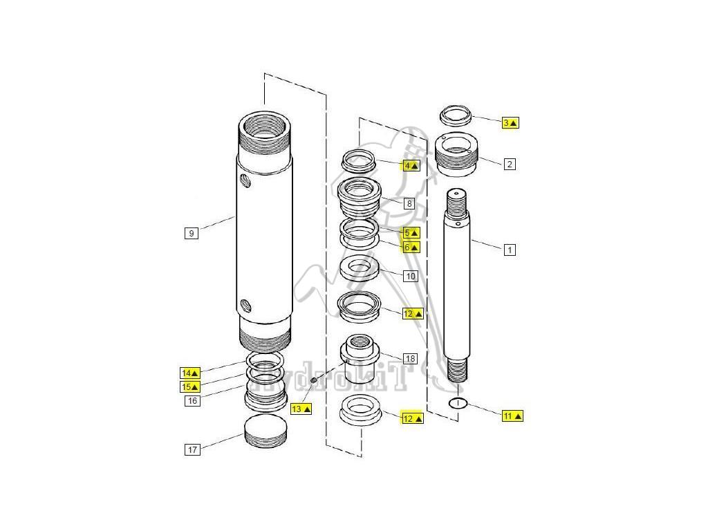 KIT JOINT ENERPAC VERIN RC2510