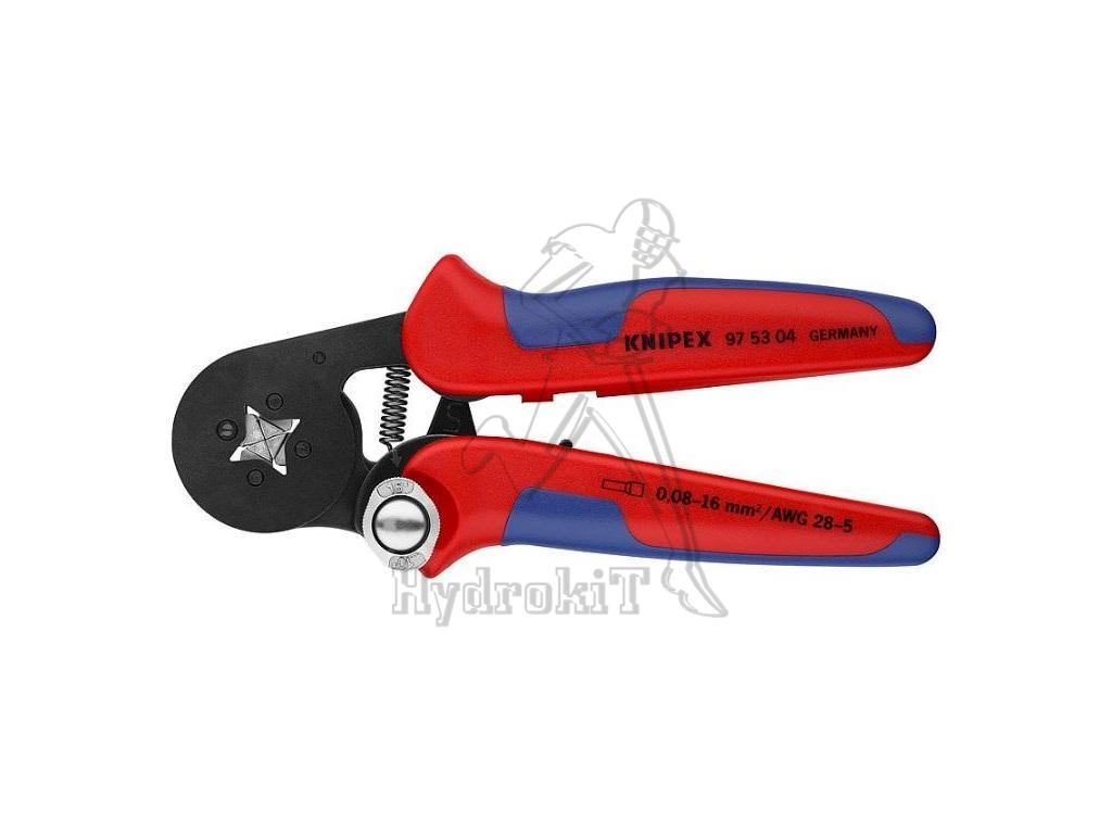 Pince à sertir pour embouts de câblage pré-isolés - Knipex 97 53 04