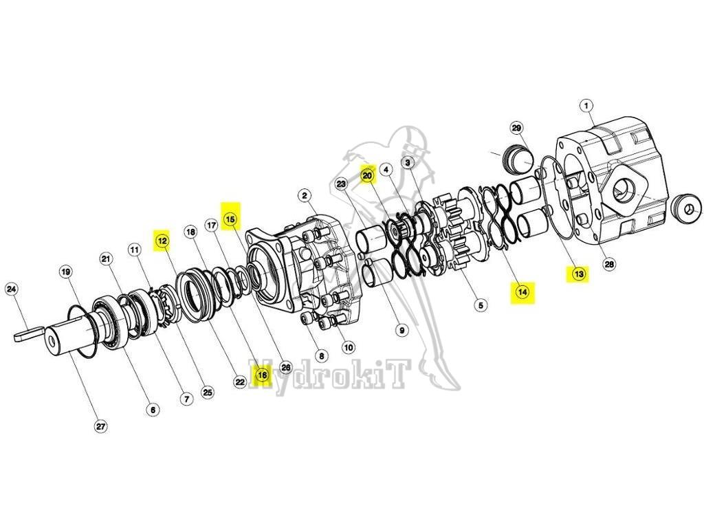 POCHETTE DE JOINTS POUR MOTEUR