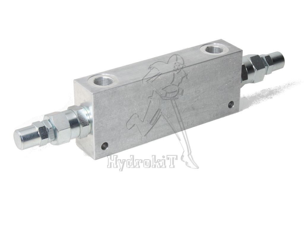 Valve hydraulique d'equilibrage double 3/8 - LUEN 001.257.0x0