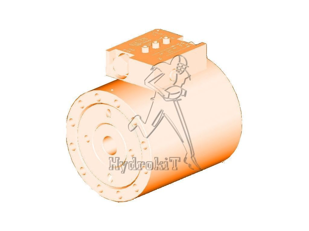 Rotating cylinder HELAC L10-5.5 180° - 620 Nm - with valve - UNF