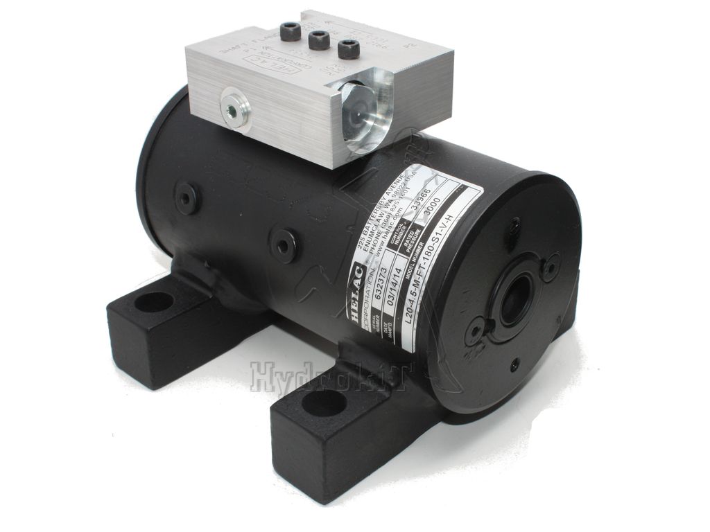 Vérin rotatif HELAC L20-4.5 180° - 508 Nm - avec valve