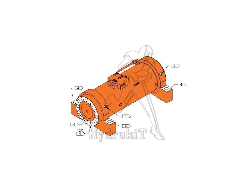 VERIN ROTATIF HELAC L30-42-M-FT-360/270-S2-C-H - 35863