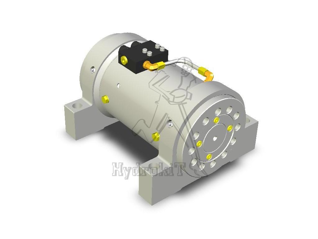 Vérin rotatif HELAC L30-65- 180° 7300 Nm mtg pied S2 + valve