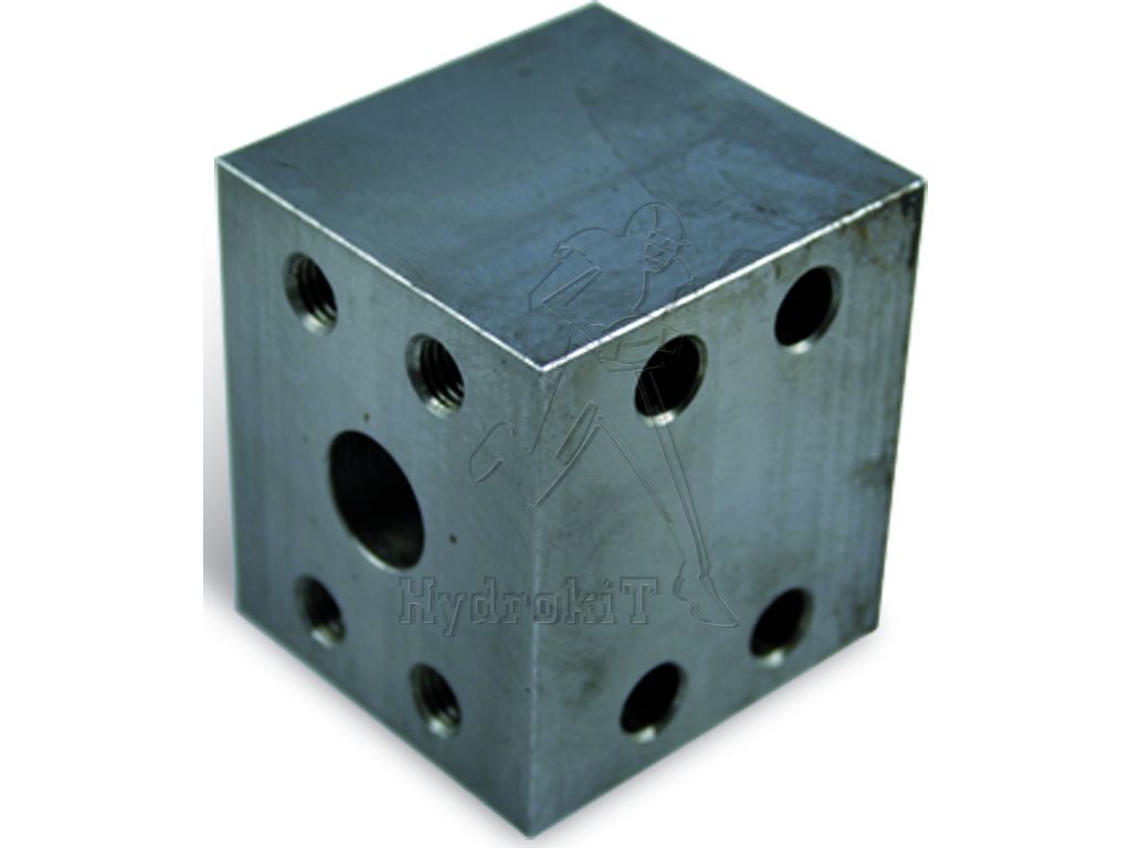 TEE BLOCK SAE 6000PSI 1"1/2 BSP