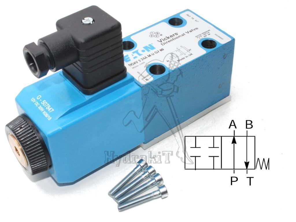 Cetop ISO 4401 Wegeventil Größe 3 - 12 V