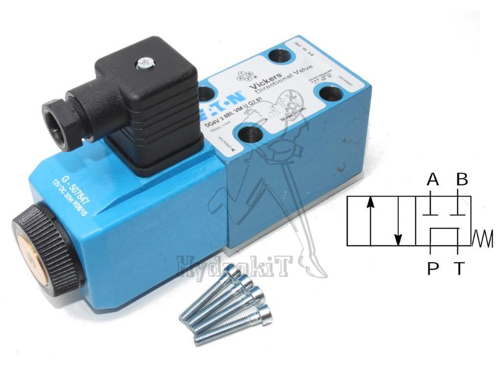 Cetop ISO 4401 Wegeventil Größe 3 - 12 V