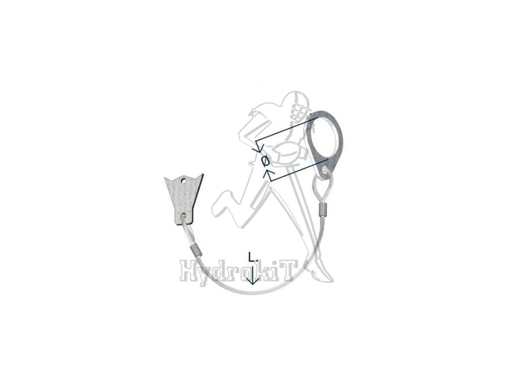 CABLE STOP FLEX OEIL Ø49 LG 300MM