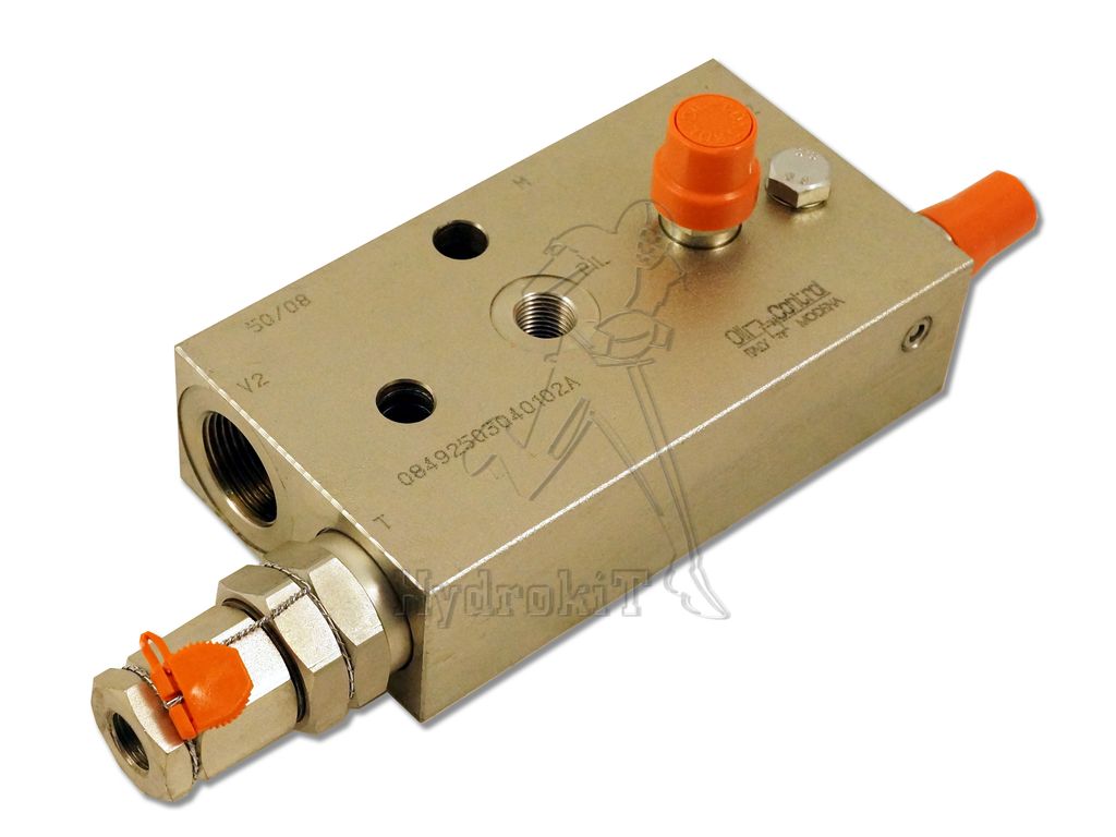 Pilot valve hydraulic low pressure double cone left BSP3/4