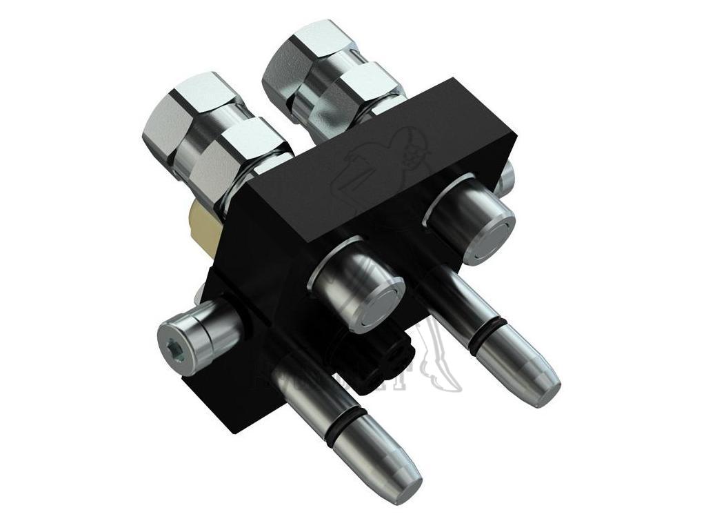 MULTIFASTER MALE 2V 3/8 FP+1ELEC