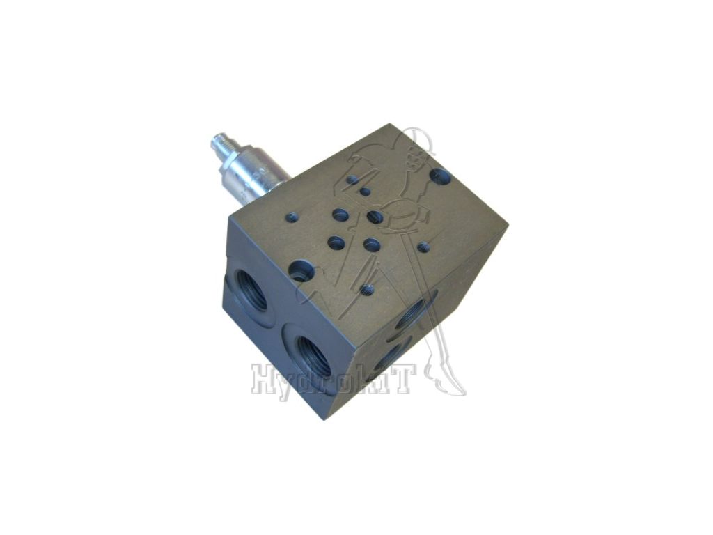 BASE BLOCK 1 STATION CETOP 3 WITH PRESSURE RELIEF VALVE