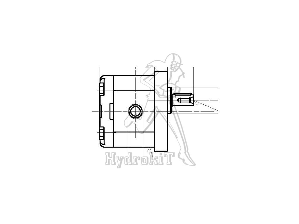 MOTEUR HYDRAULIQUE 8CM3 POUR E