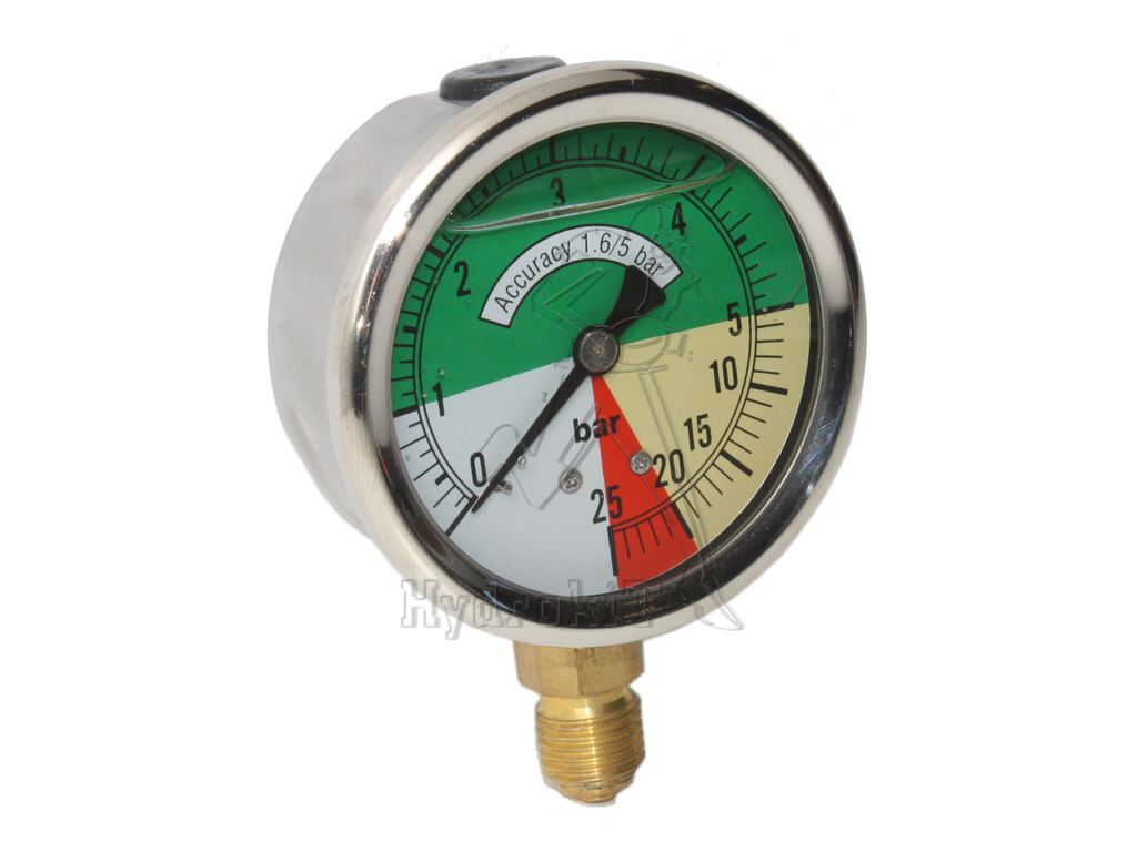 MANOMETRE 25B DIAM : 63 MM EAU 1/4