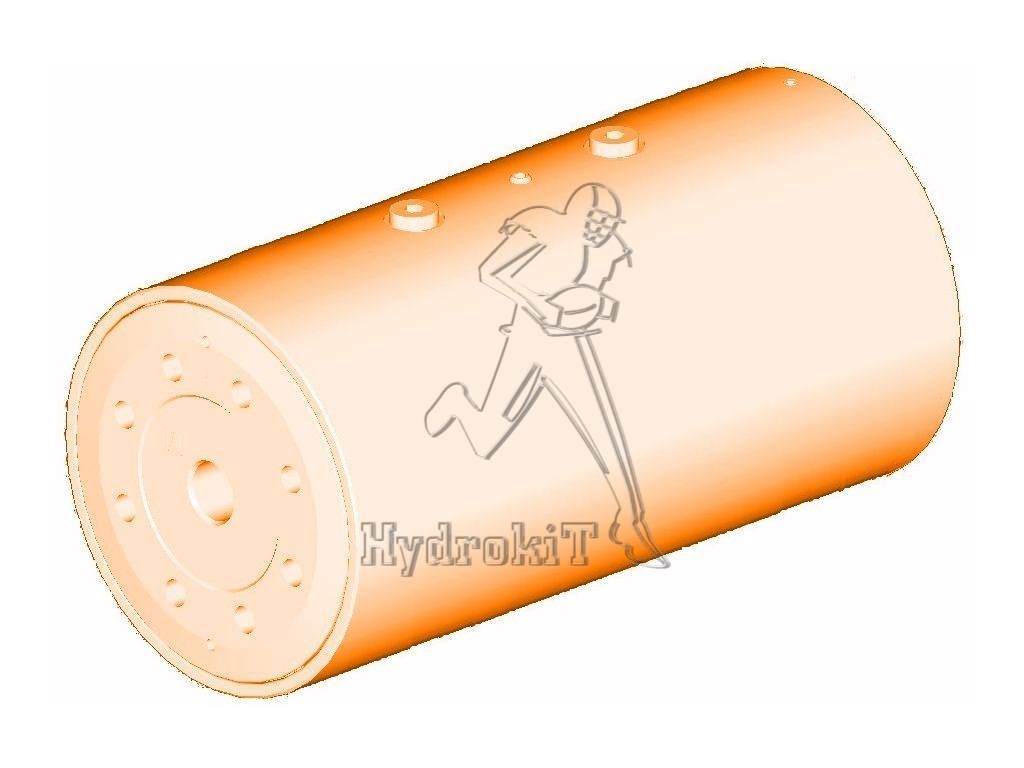 Rotating cylinder HELAC L10--25- 360° 2825 Nm - predisp valve